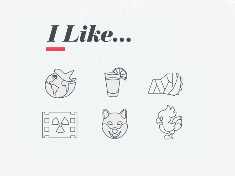 I like by Nikki Wallin on Dribbble
