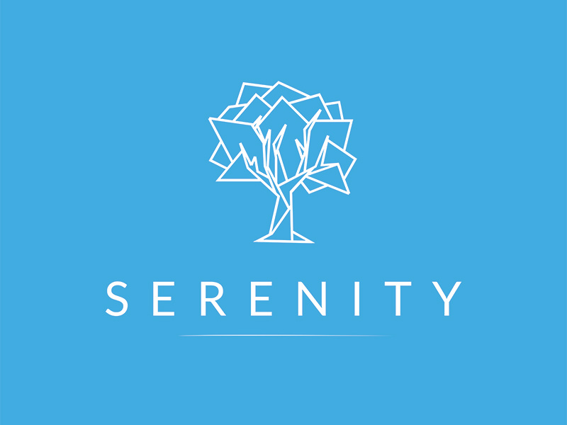 Serenity | Logo Design by Valentin Iancu for SPARKWEB on Dribbble