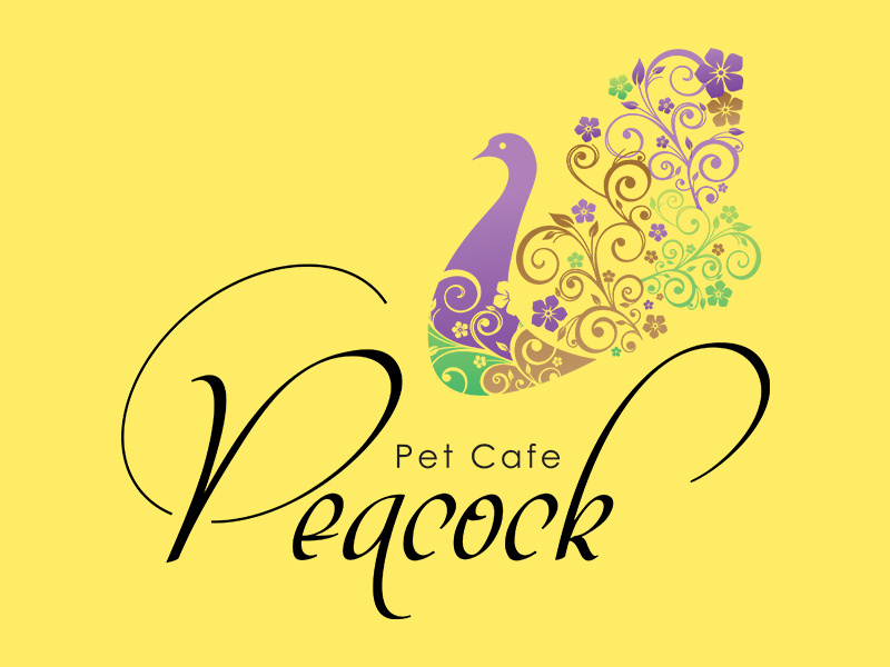 Peacock Pet Cafe | Logo Design by Valentin Iancu for SPARKWEB on Dribbble
