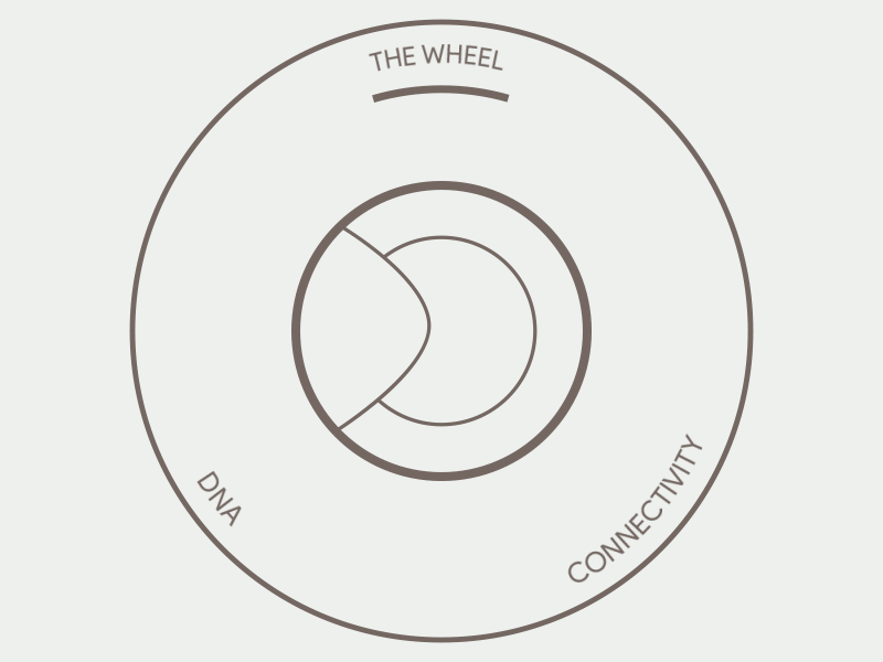 Circular UI Navigation by Gabriel Picard for Mocial on Dribbble