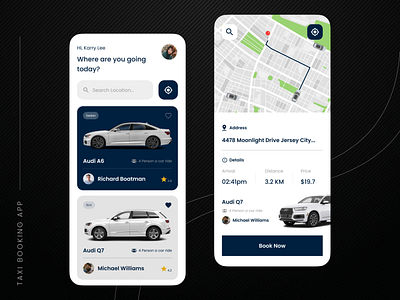 Taxi Booking App Design by XongoLab Technologies LLP on Dribbble