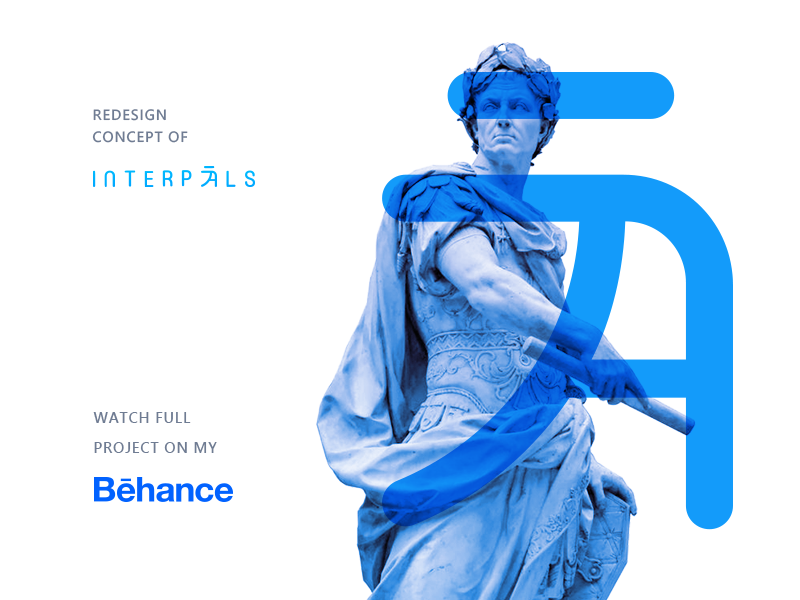 Redesign concept of interpals.net by Gaziz Moldashev on Dribbble