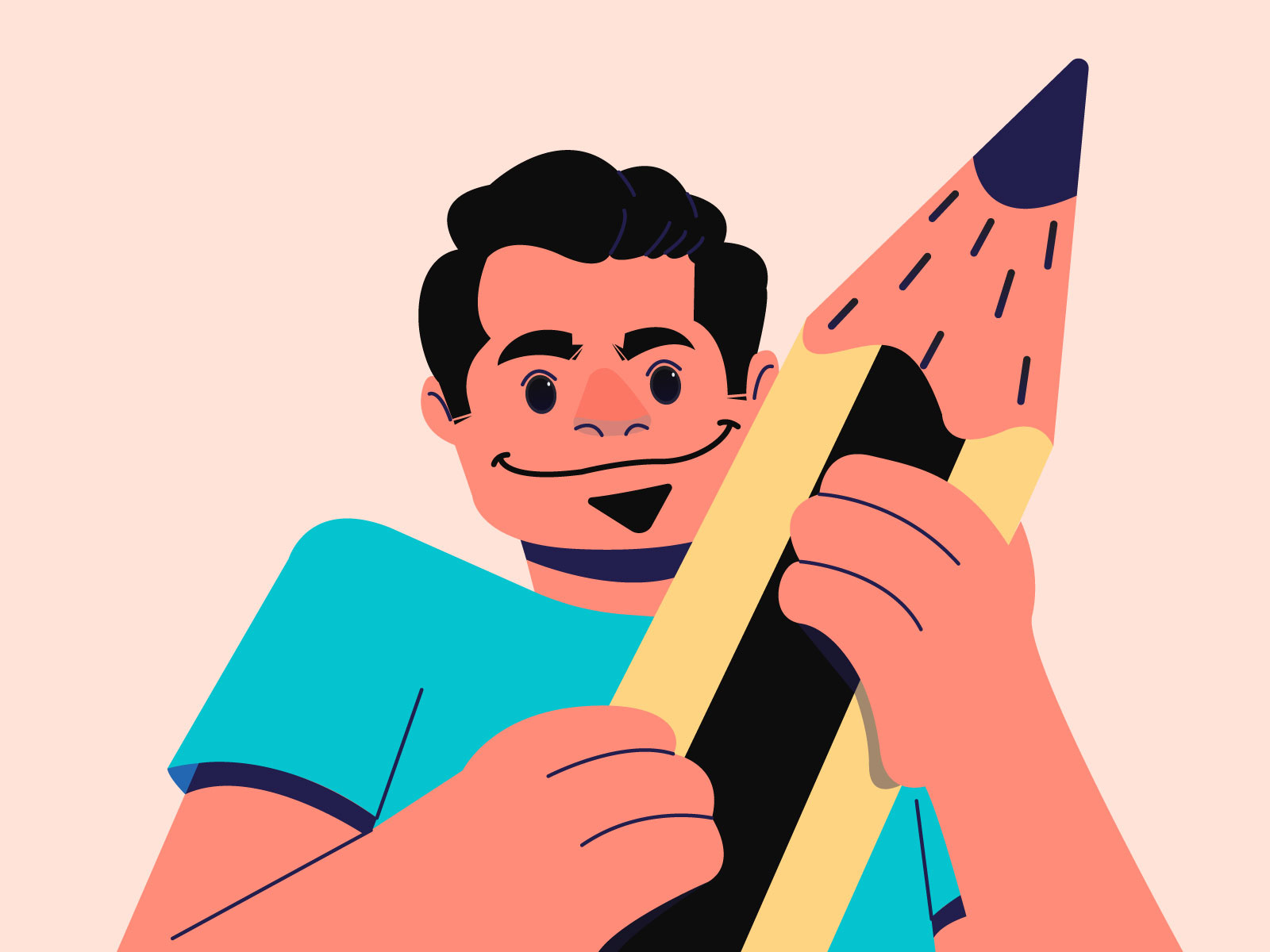 Self Avatar Character by Achu Krishnan on Dribbble