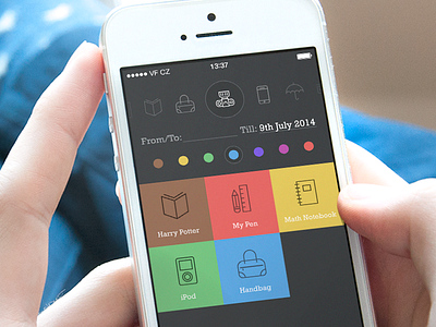 Things App by Michal Langmajer on Dribbble