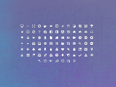 Matt Rossi / Projects / 10x10 Pixel Icons | Dribbble