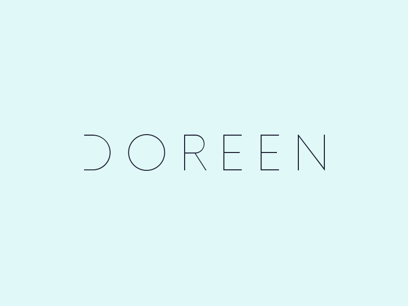 Doreen - Logo Exploration #3 by Alex Tokmakchiev on Dribbble