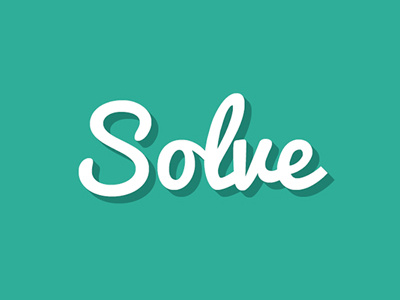 Solve Logo by navya padmashali on Dribbble