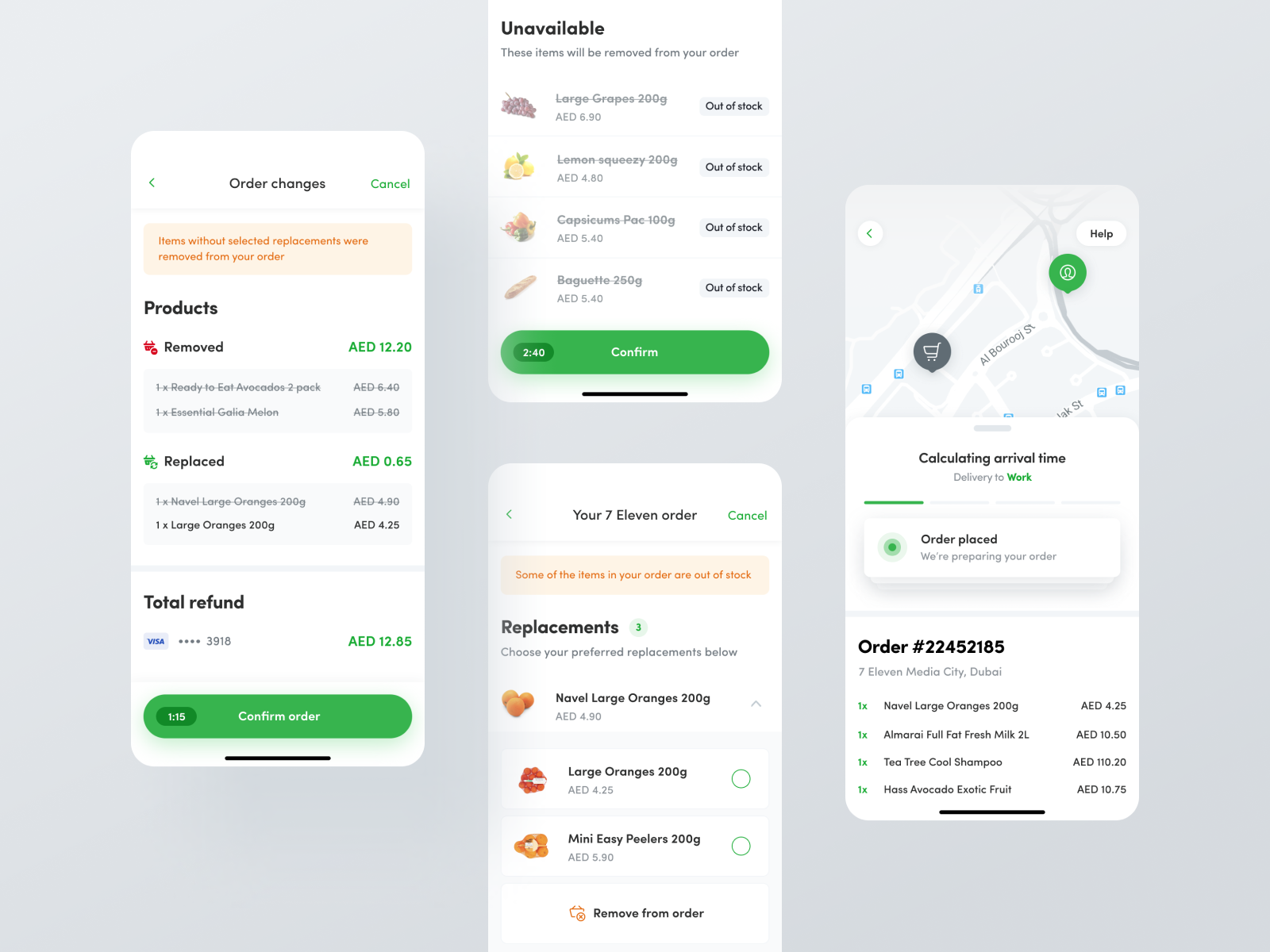 Careem App - Groceries #2 by Karolina Poczwardowska for Netguru on Dribbble
