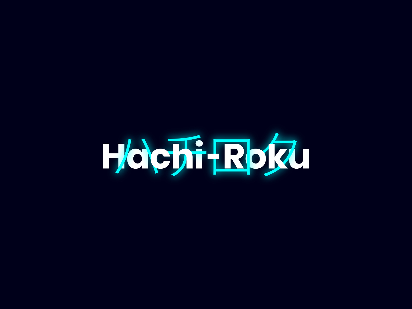Hachi-Roku | Logo design by Arnoldas Kurpeikis 🤟 on Dribbble