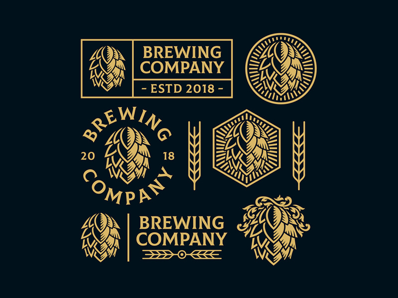 Brewing Logo Template by Kautsar Rahadi on Dribbble