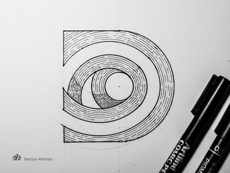 Letter D by Satriyo Atmojo on Dribbble