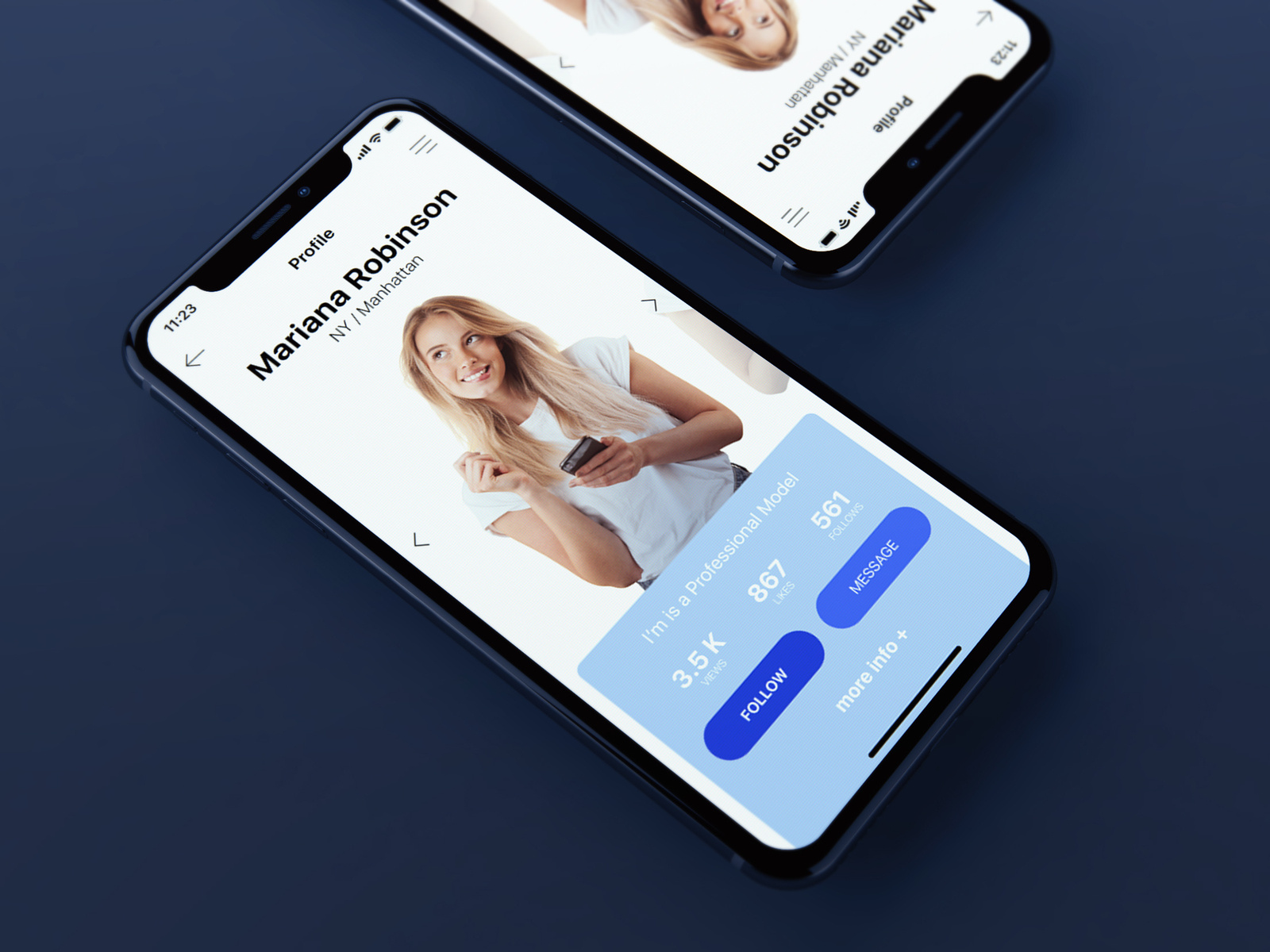 Design For Dailyui 006 Userprofile by eilsgraff on Dribbble