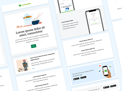 Email Design System by Keerthana Lakshmanan for NerdWallet on Dribbble