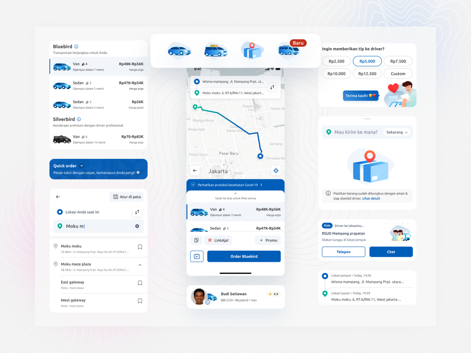 MyBluebird App 1st Iteration by Bagas Nirwan on Dribbble