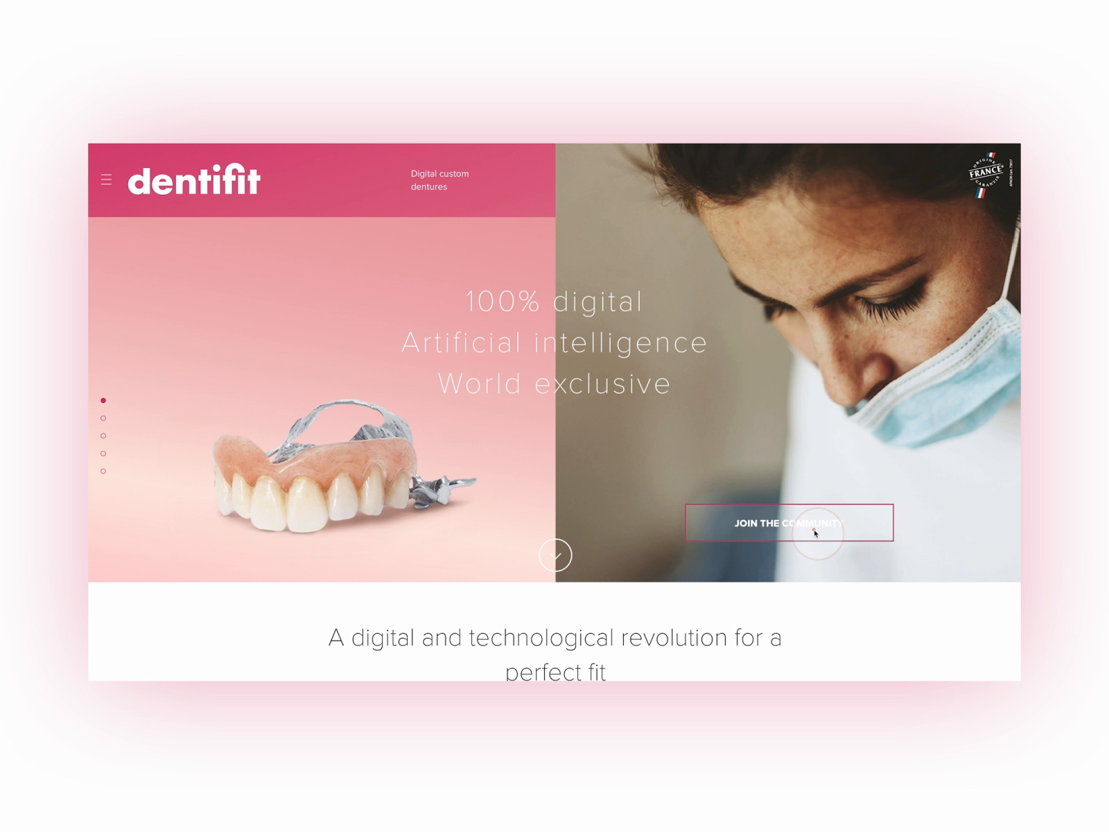 Dentist Landing Page by Studio DOT on Dribbble