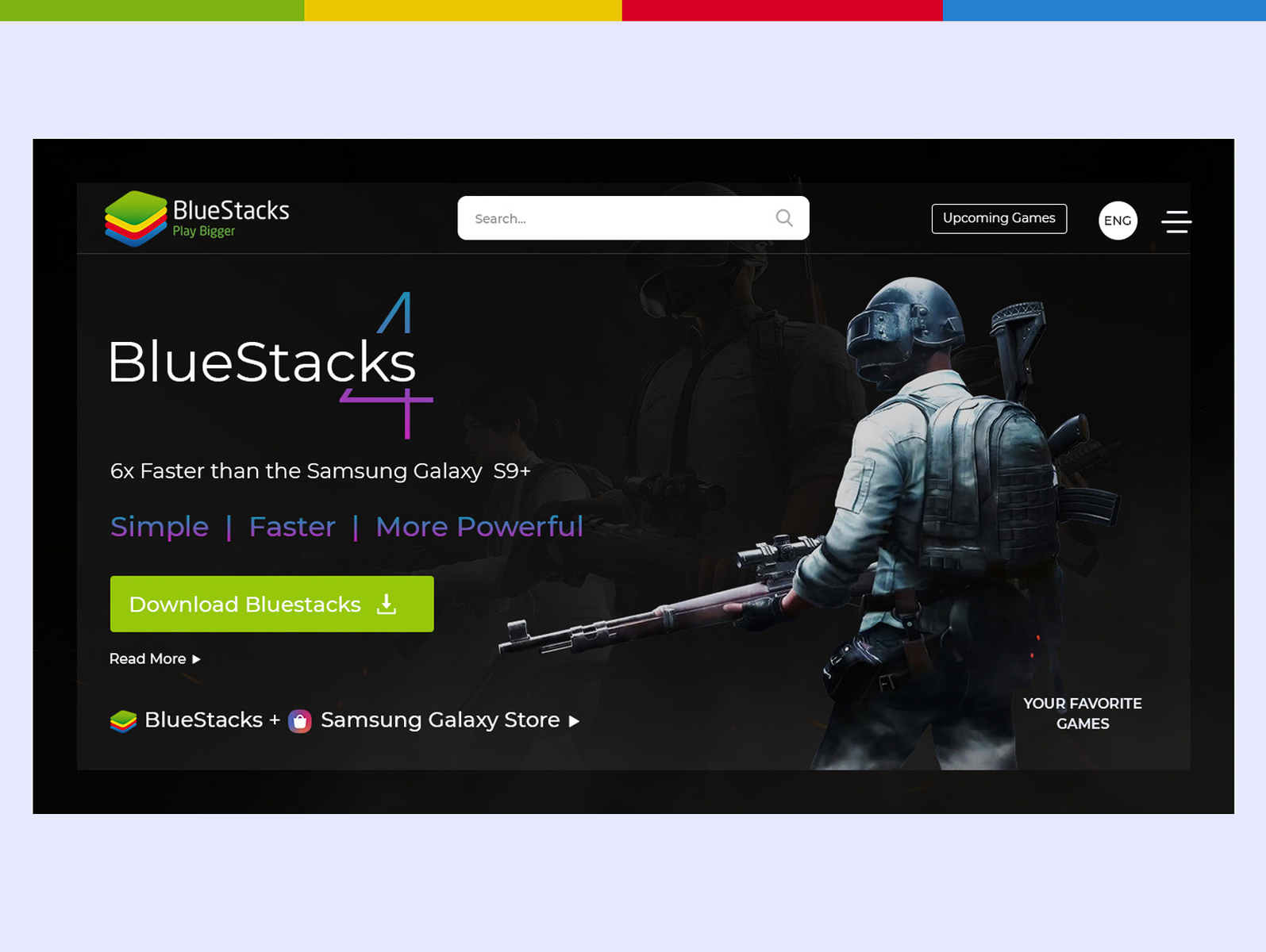 Bluestacks Header Redesign by Rikki on Dribbble