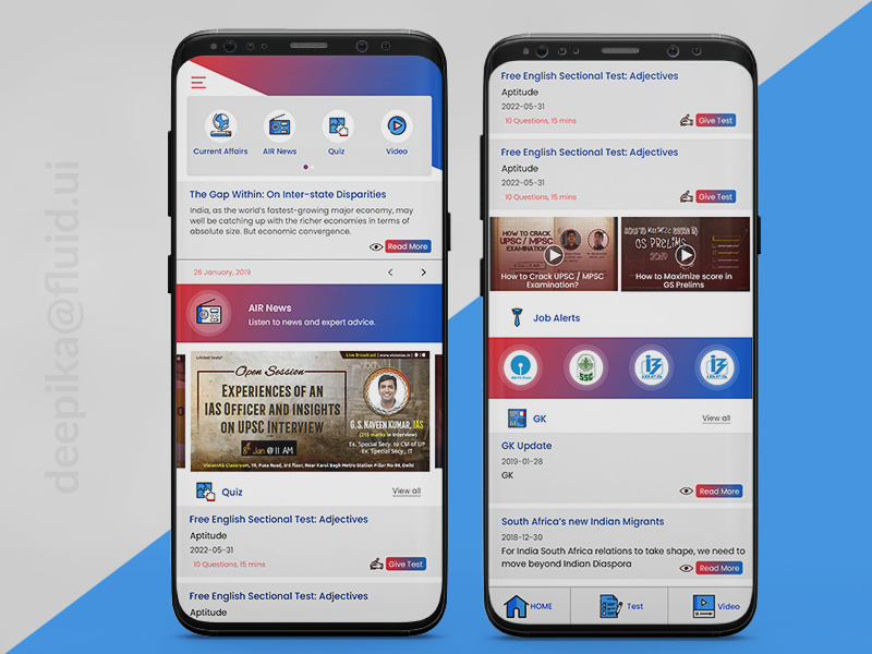 galaxy screen by Deepika Grover on Dribbble