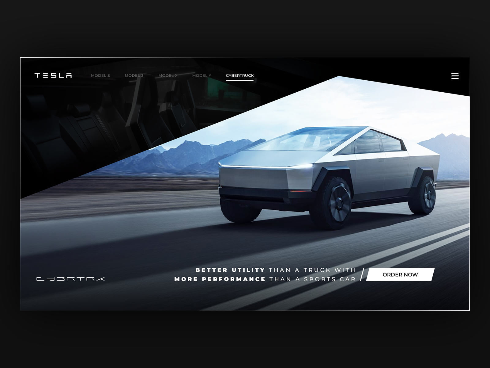 Tesla Cybertruck Style Re-Design by Yunus Ceyhan on Dribbble