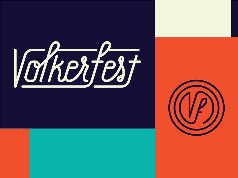 Volkerfest logo + mark by Bradley Brooks on Dribbble
