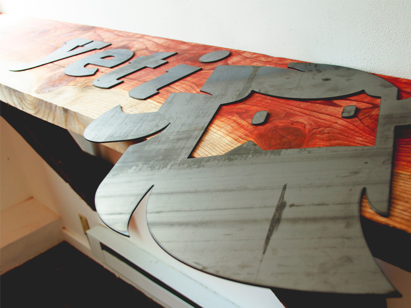 Yeti Sign by garrett scafani on Dribbble