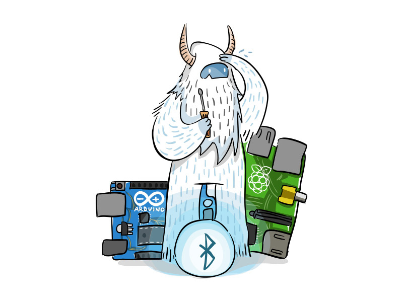 Yeti works with hardware! by garrett scafani on Dribbble