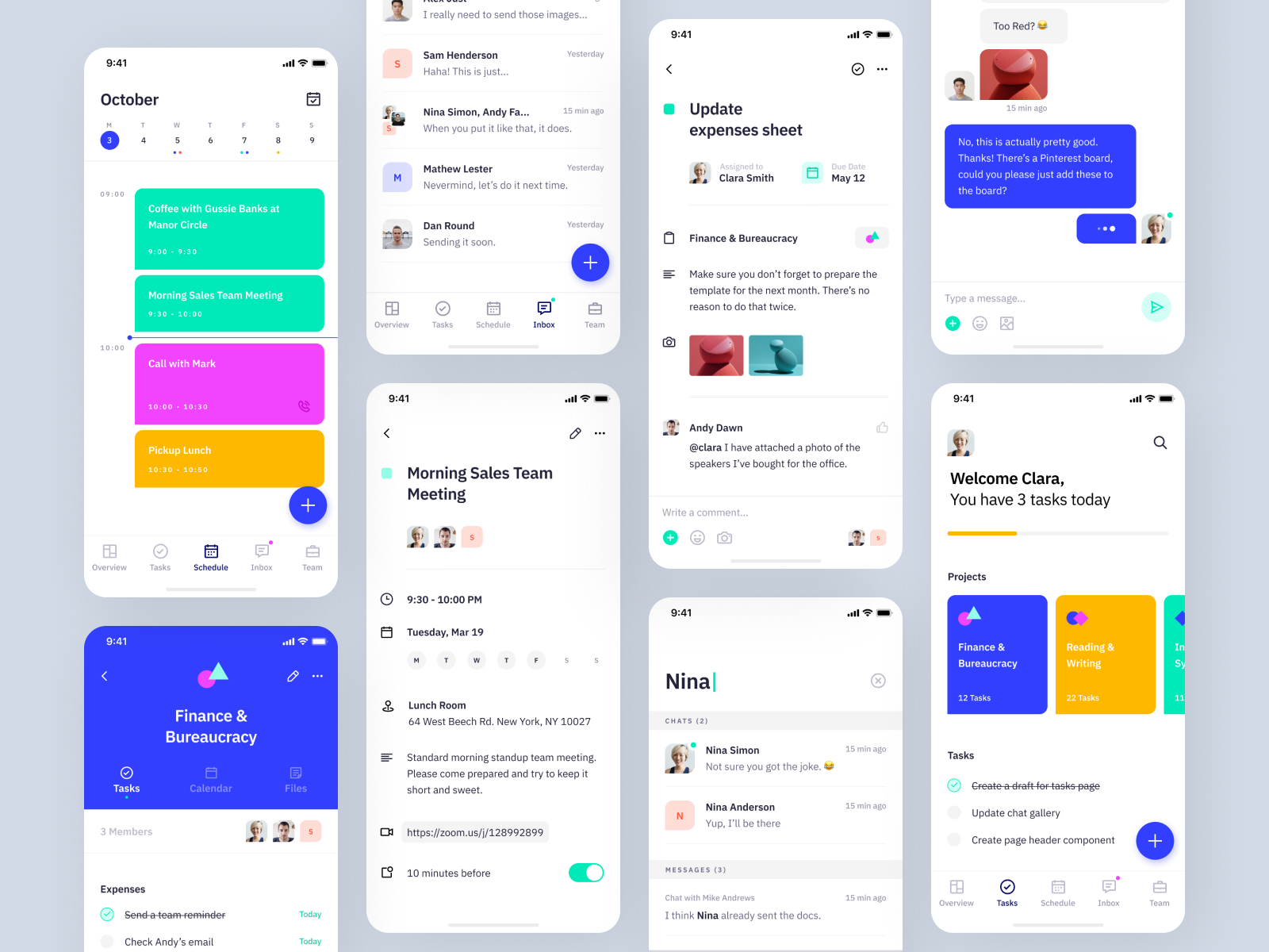 Indigo Ds - Grid 2 by Bojan Joncic on Dribbble