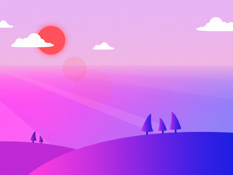 Seaside scenery by Houng on Dribbble