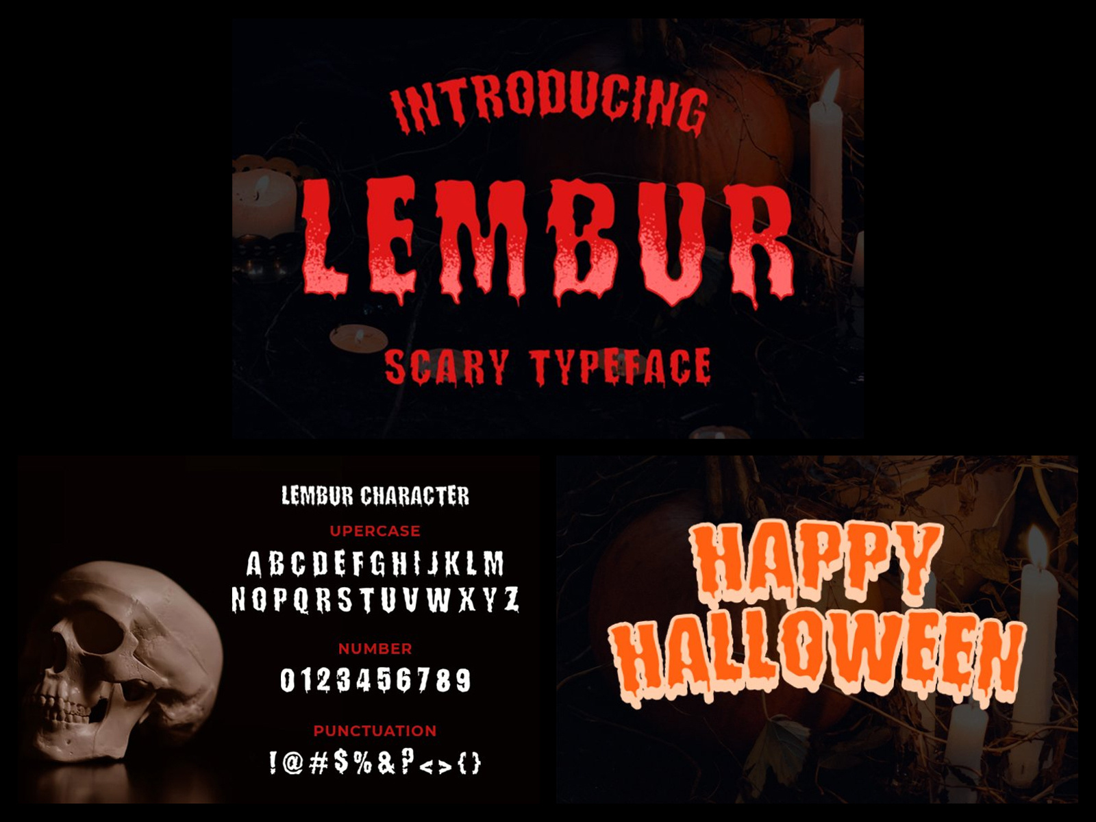 LEMBUR - Scary Typeface by Insomnia std on Dribbble
