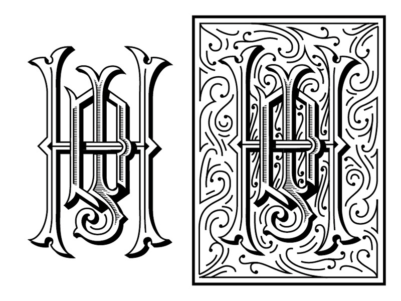 JDH monogram by Kevin Cantrell on Dribbble