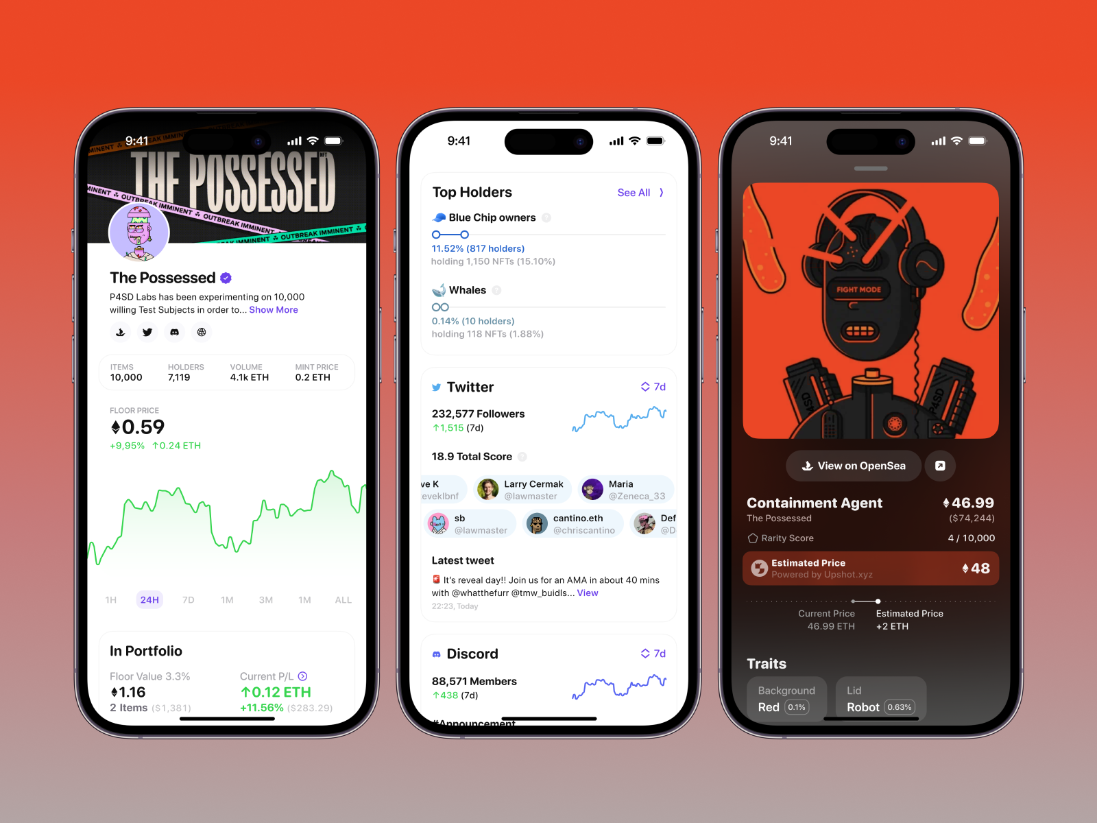 Moni Web3 portfolio tracker by Artem Militonian on Dribbble