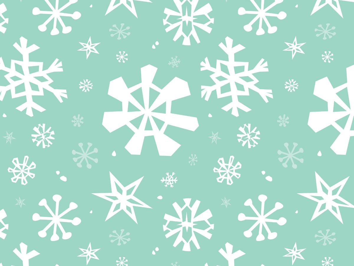 Snowflake seamless pattern by Elizabeth Levesque on Dribbble