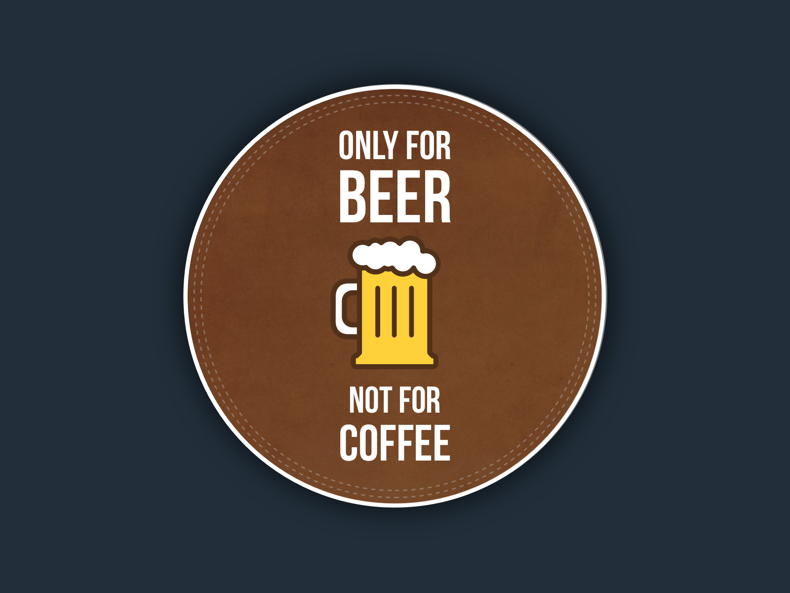 Coaster Design for Sticker Mule Giveaway! by vishal shelke on Dribbble