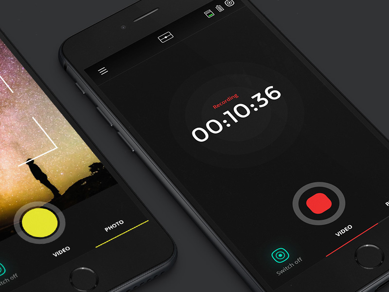 Capture, Record view. App For 360 degrees camera by Golan Swissa on ...