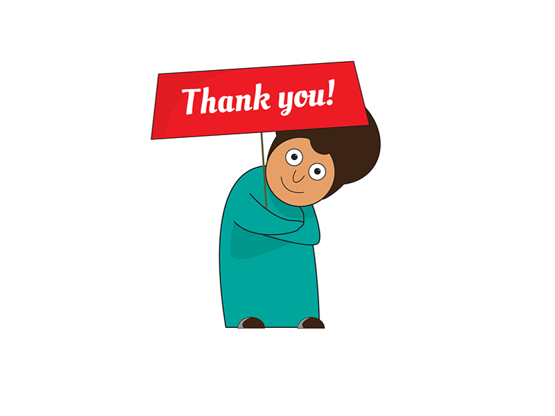 Thank You Animated Icon