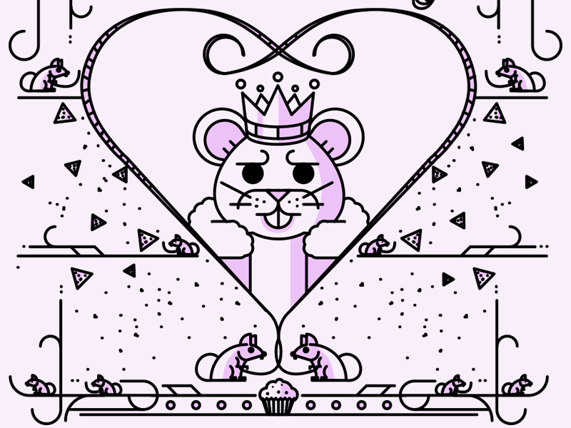 The Mouse King by matt mitchell on Dribbble