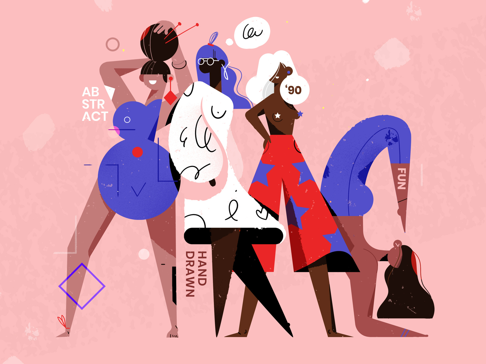 Illustration Trends by Lily for Fireart Studio on Dribbble
