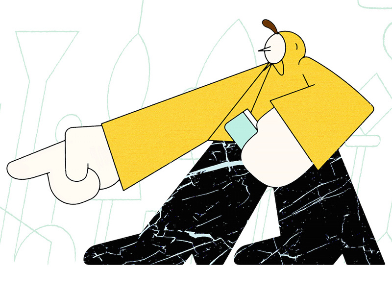 Pointy McPointface by Joren Peters on Dribbble