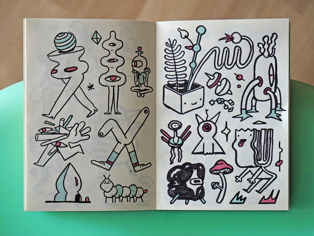 Sketchbook doodles by Joren Peters on Dribbble