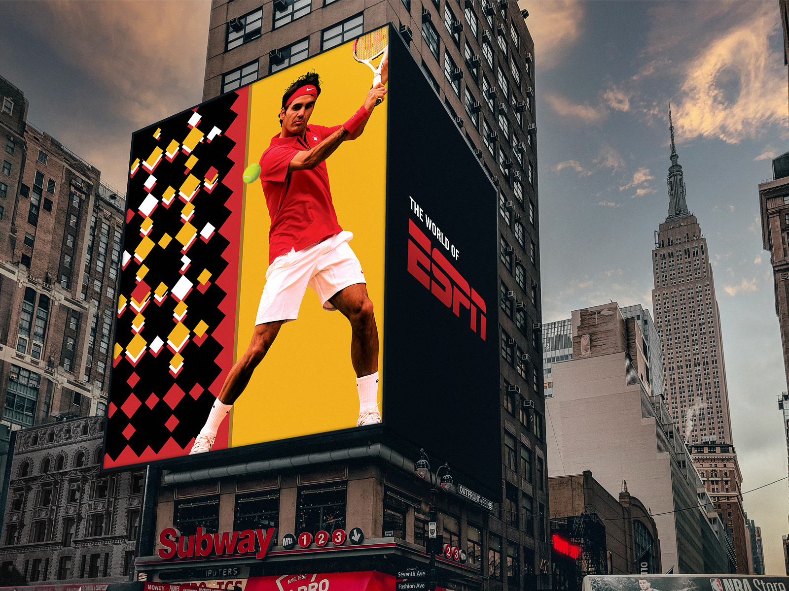 The World of ESPN Ad by Matan Yaniv on Dribbble