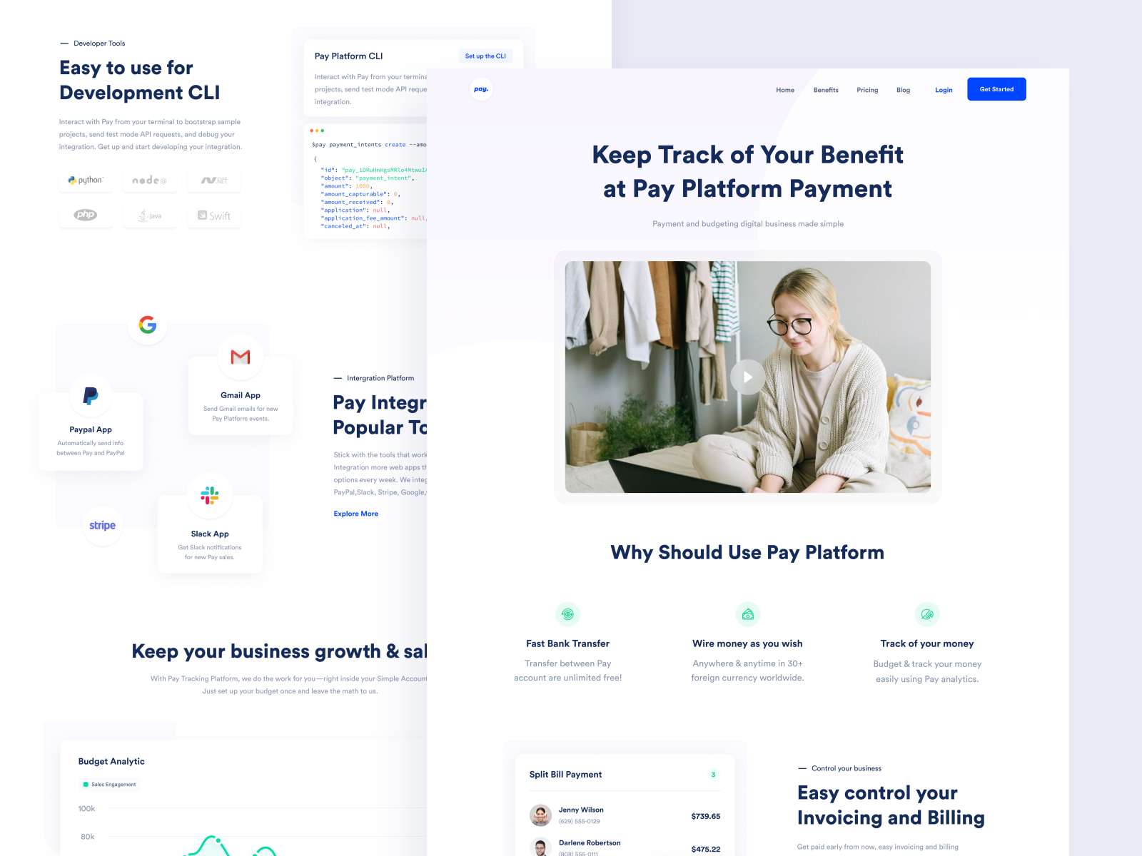 Pay Website - Benefit by Barly Design for Dipa Inhouse on Dribbble