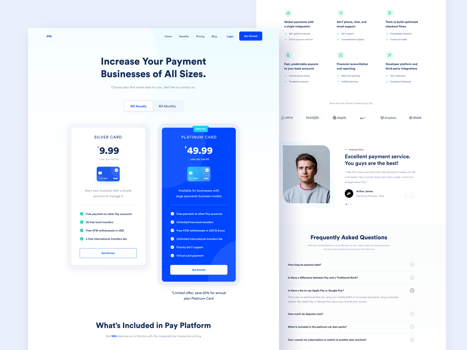 Pay Website - Pricing by Barly Vallendito for Dipa Inhouse on Dribbble