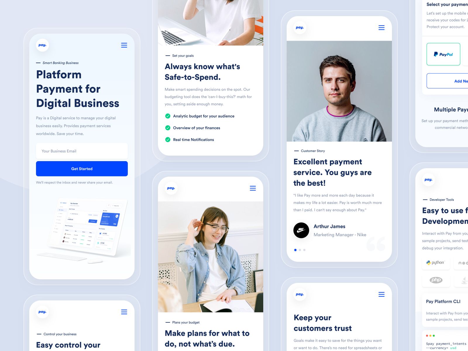 Responsive - Pay Website by Barly Vallendito for Dipa Inhouse on Dribbble