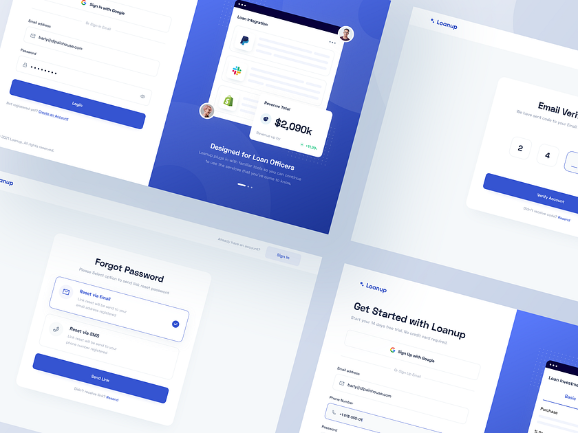 Loanup - Web App by Barly Design for Uxerflow on Dribbble