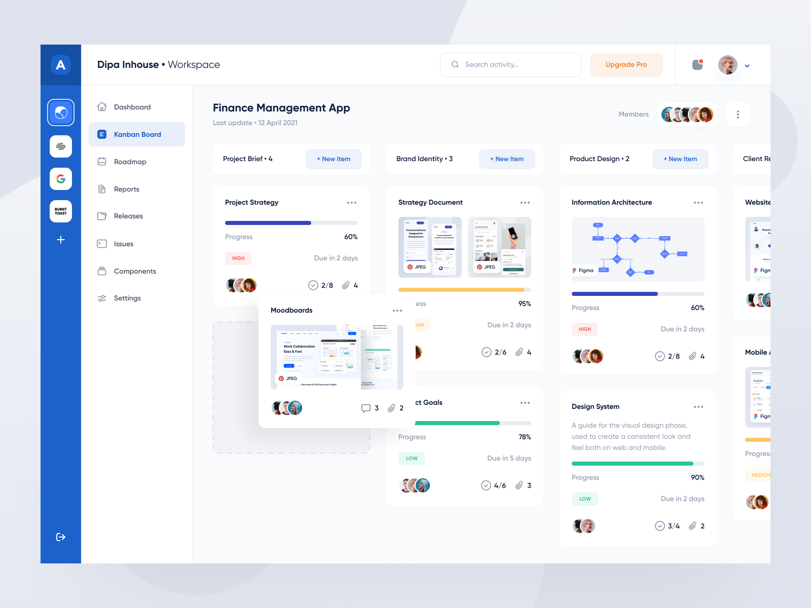 Agile • Web App by Barly Design for Dipa Inhouse on Dribbble