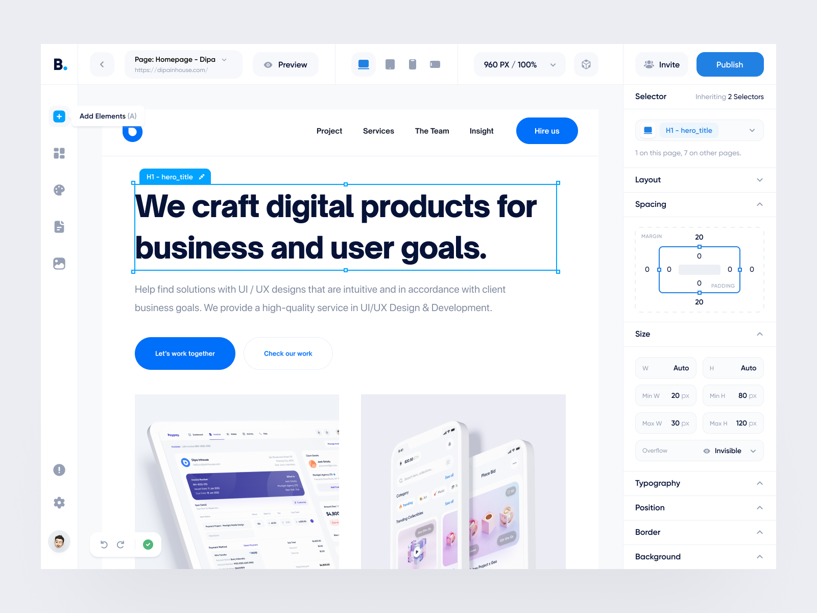 Builder - Web App by Barly Design for Dipa Inhouse on Dribbble