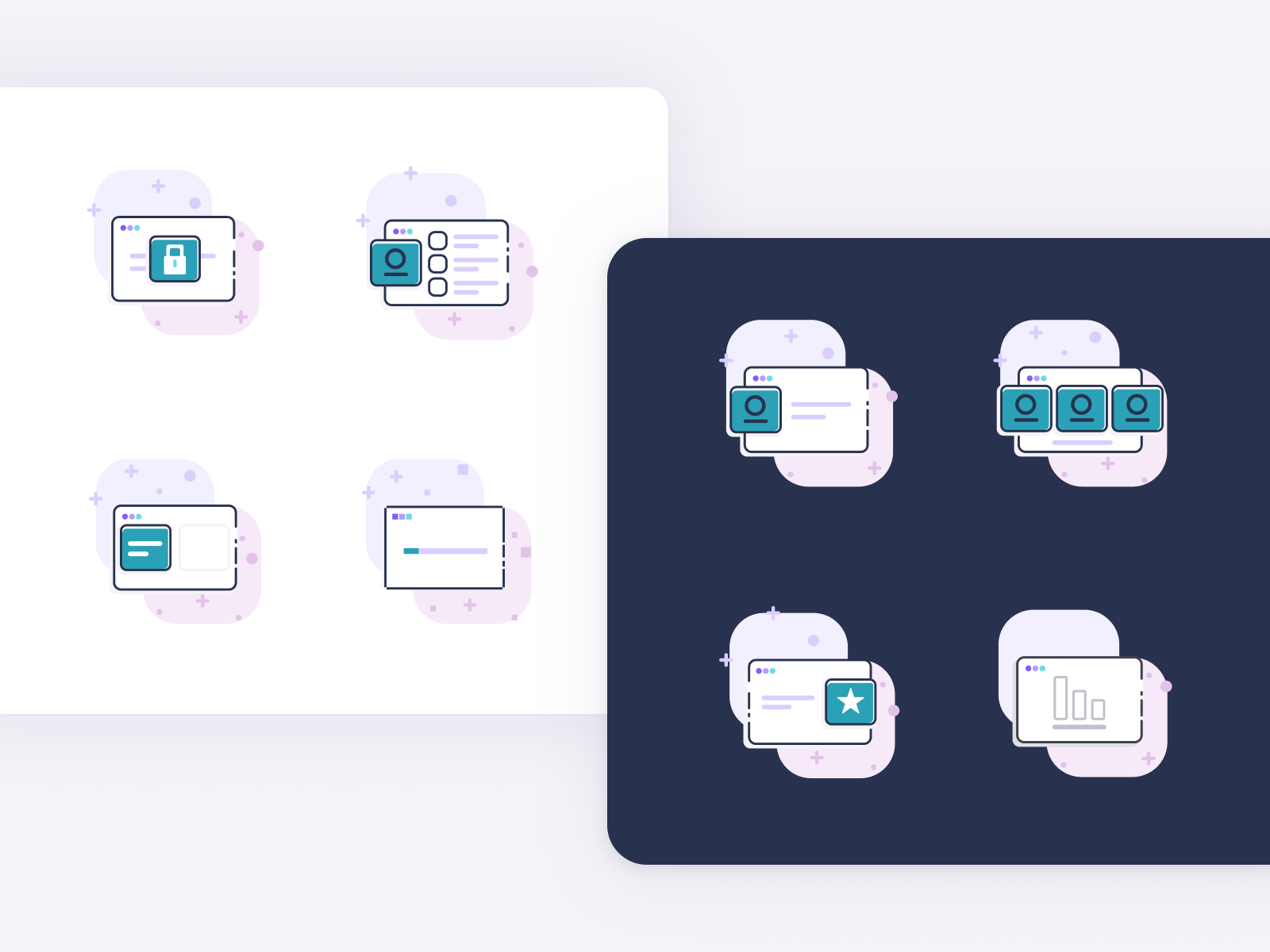 Icons for empty states by GROW on Dribbble
