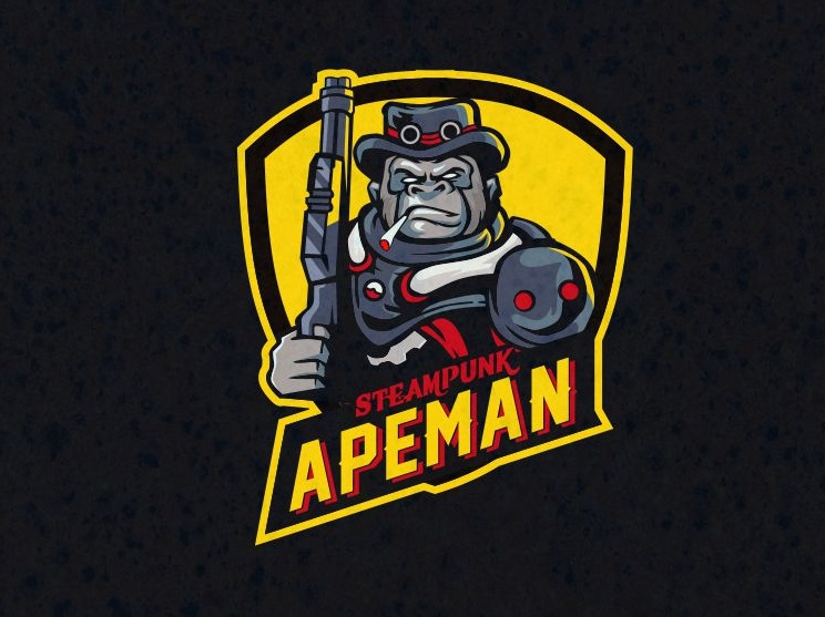 Steampunk APEMAN by Gunsganesh on Dribbble