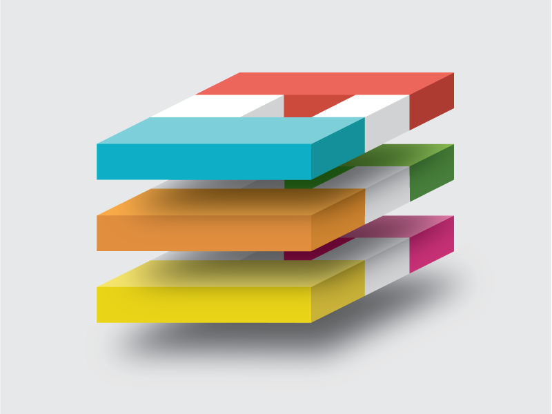 Color Tower by Gokay Calik on Dribbble