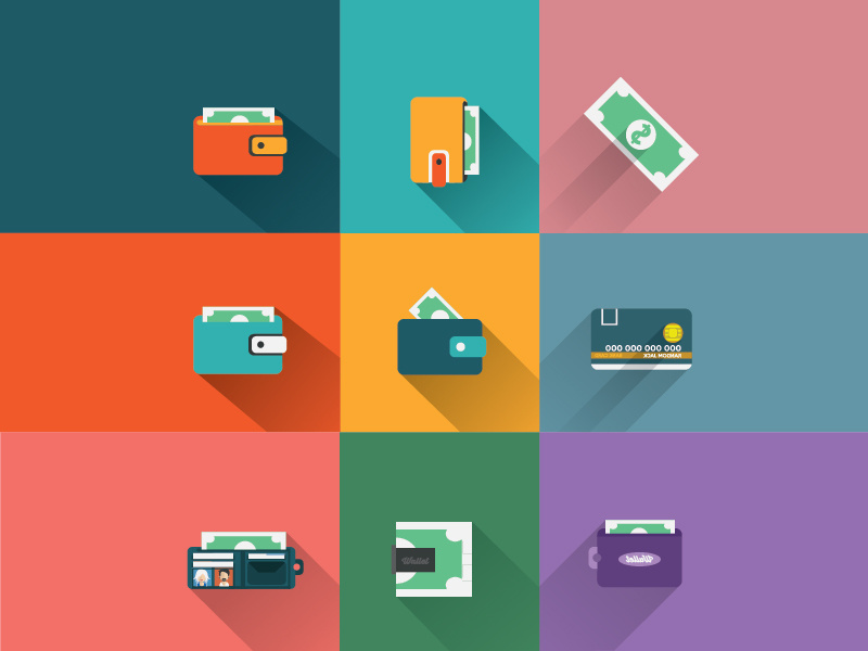 wallet by Bluepentool Design & Sell T-shirts on Dribbble