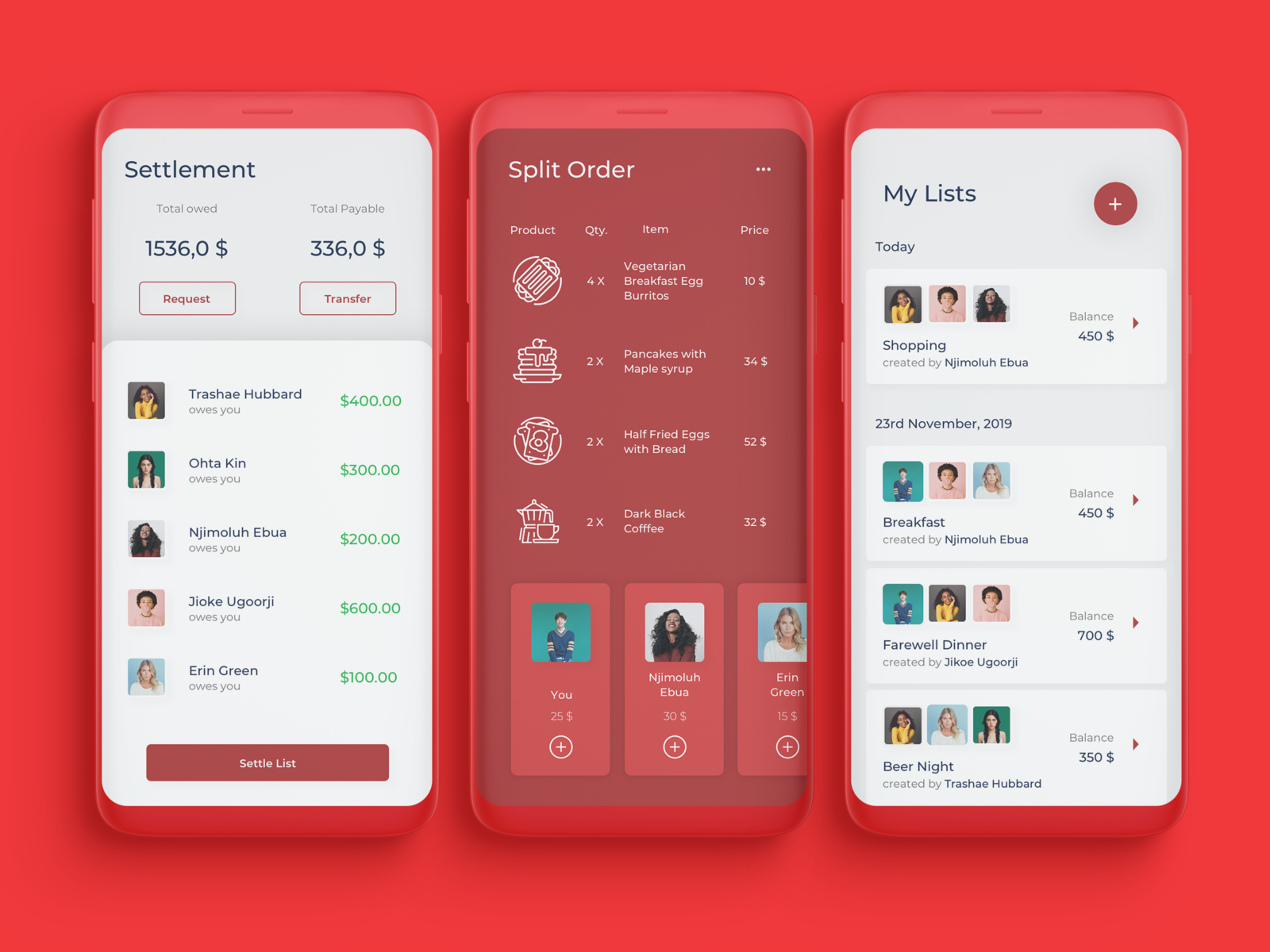 Bill Split App By Khuram A R On Dribbble
